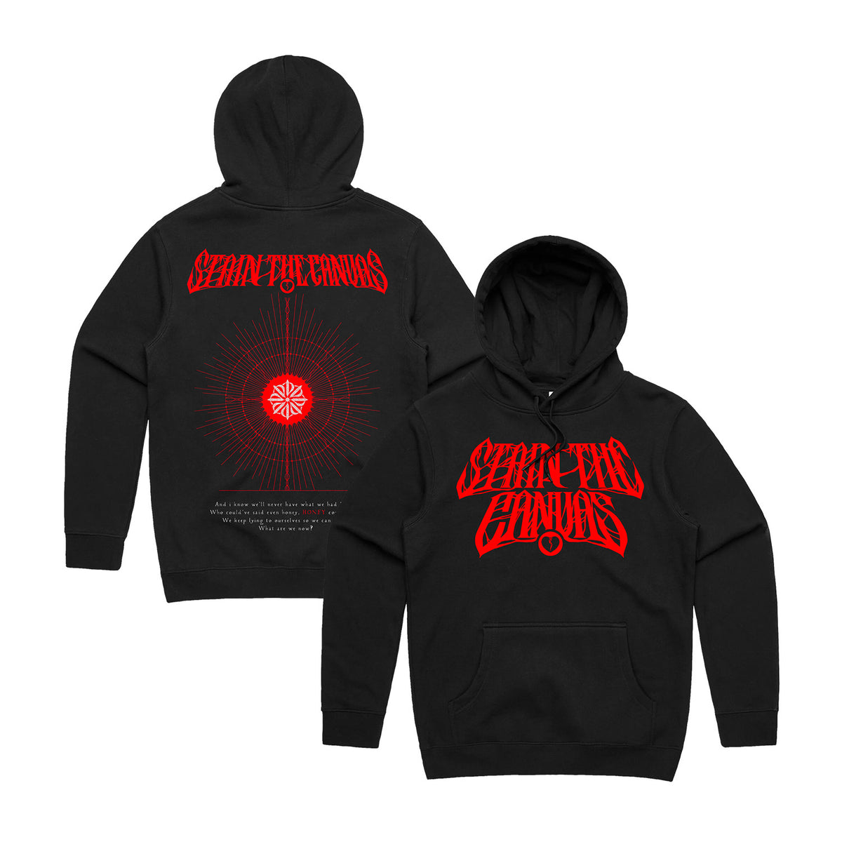 Stain The Canvas - “Interrobang” Black Hoodie – InVogue Records