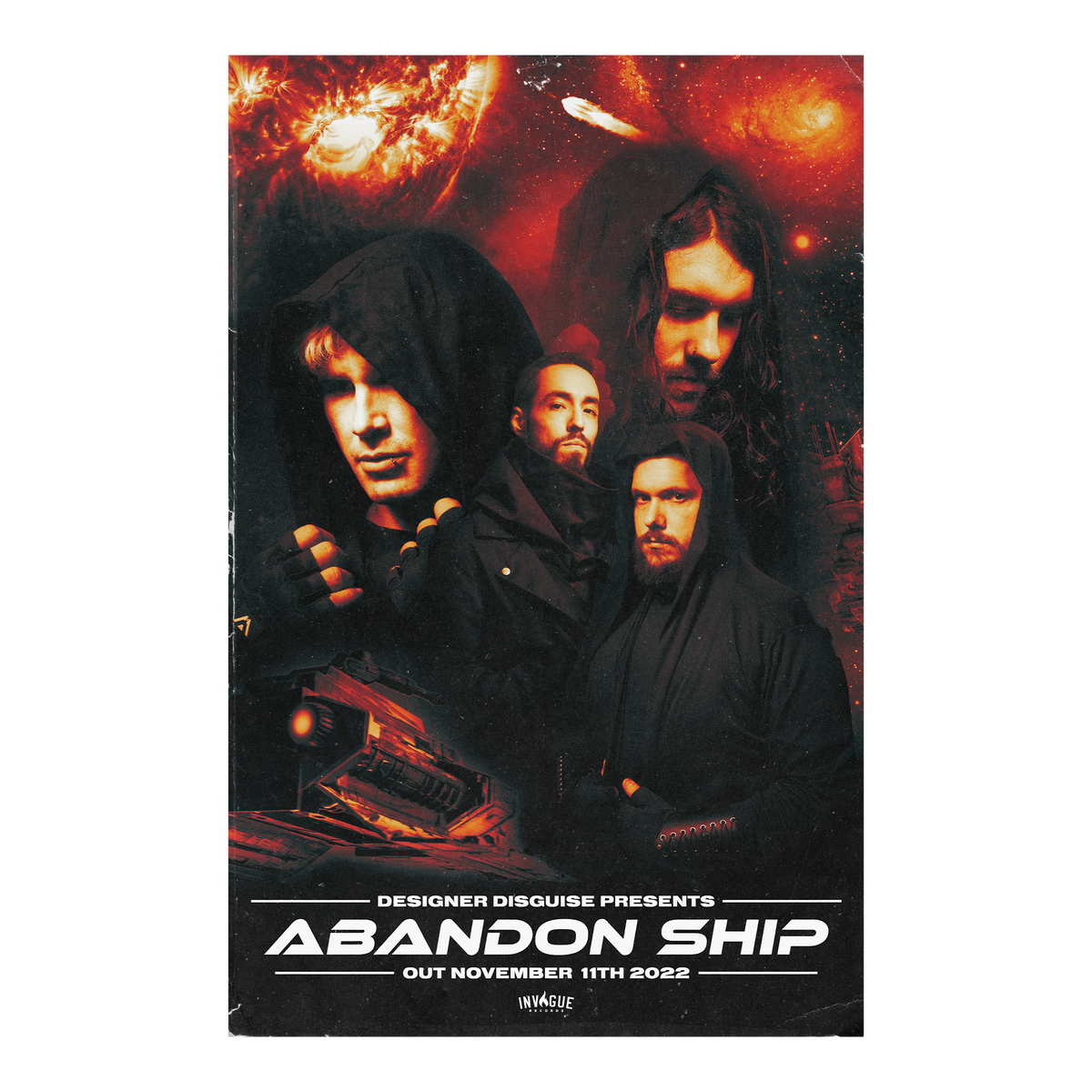 Designer Disguise - Abandon Ship Poster – InVogue Records